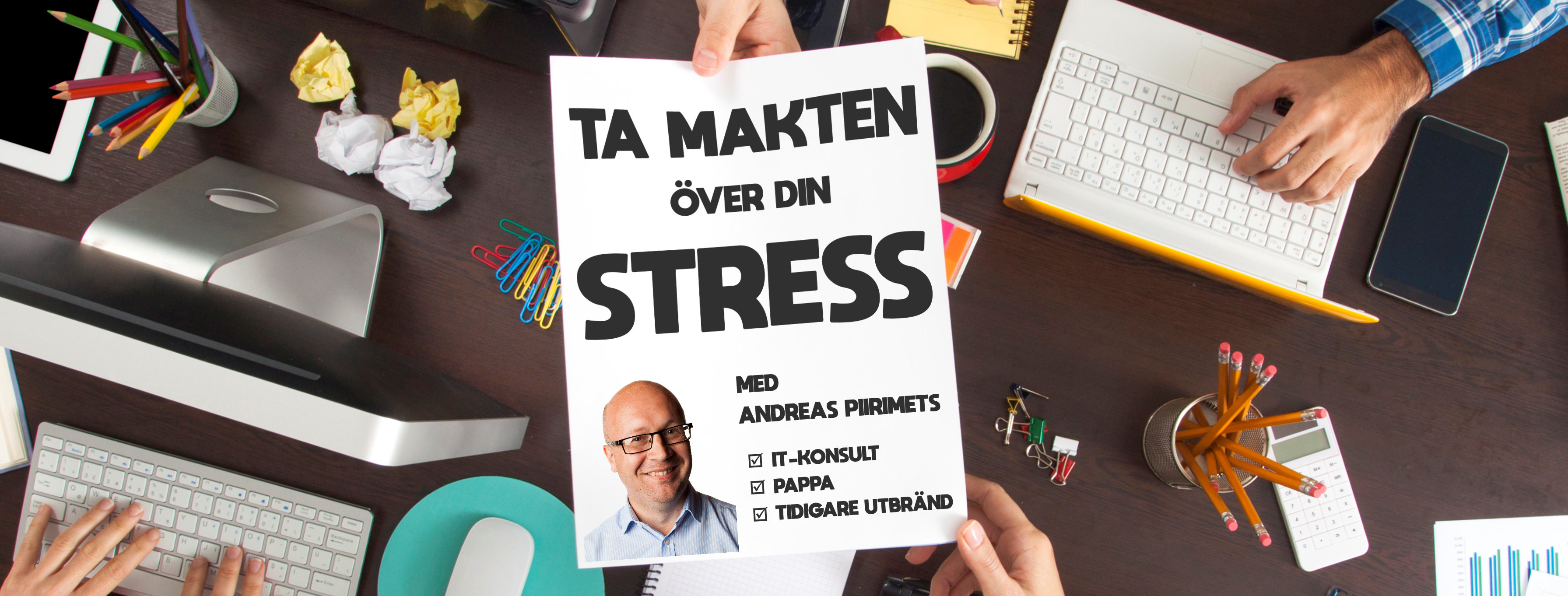 Om Andreas Piirimets - Föreläsare om stress och utmattning